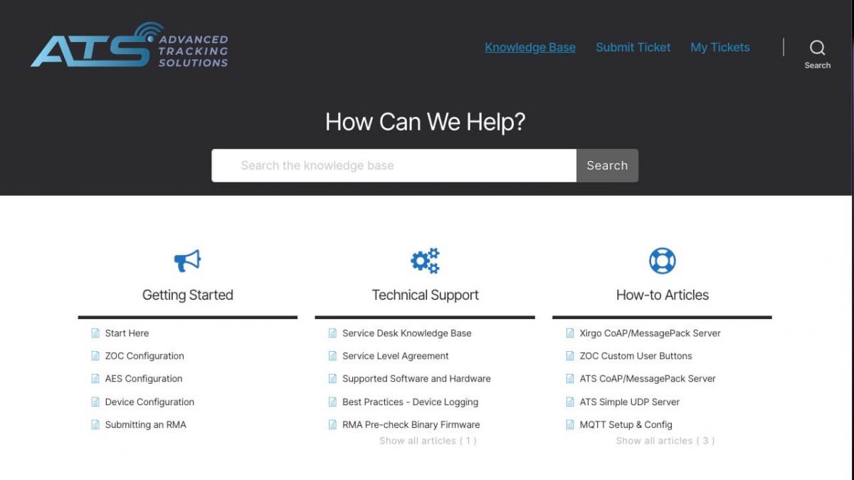 ATS Knowledgebase announcement it's brand new! | ATS